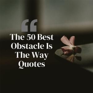 The 50 Best Obstacle Is The Way Quotes - Quote Diver
